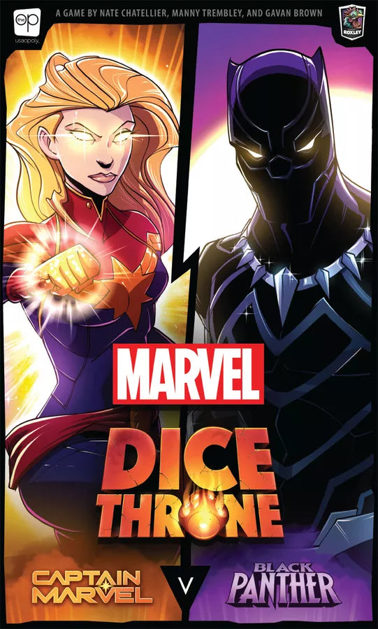 Dice Throne Marvel 2-Hero Box (Captain Marvel, Black Panther) — Brain ...